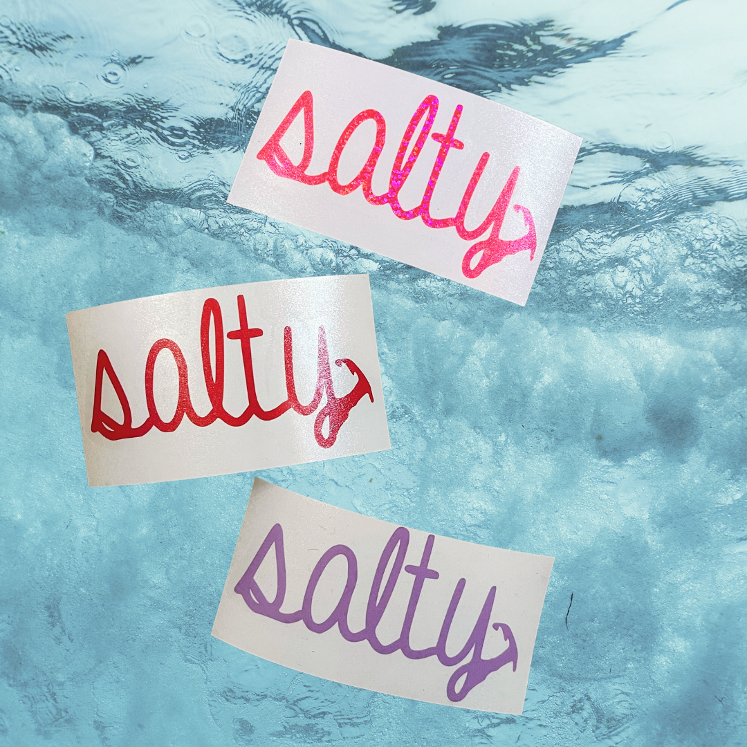 Salty Vinyl Stickers | ARTichoke Boutique - Cape Cod
